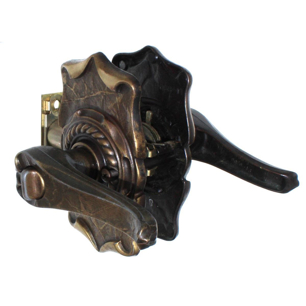 Vintage Amerock Carriage House Privacy Door Knob Lever Antique English ...