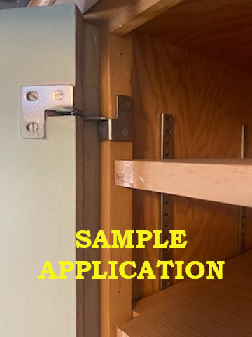 Pair Washington Satin Bronze Knife-Pivot Pin Hinges, 3/4" Frame C1032 ...