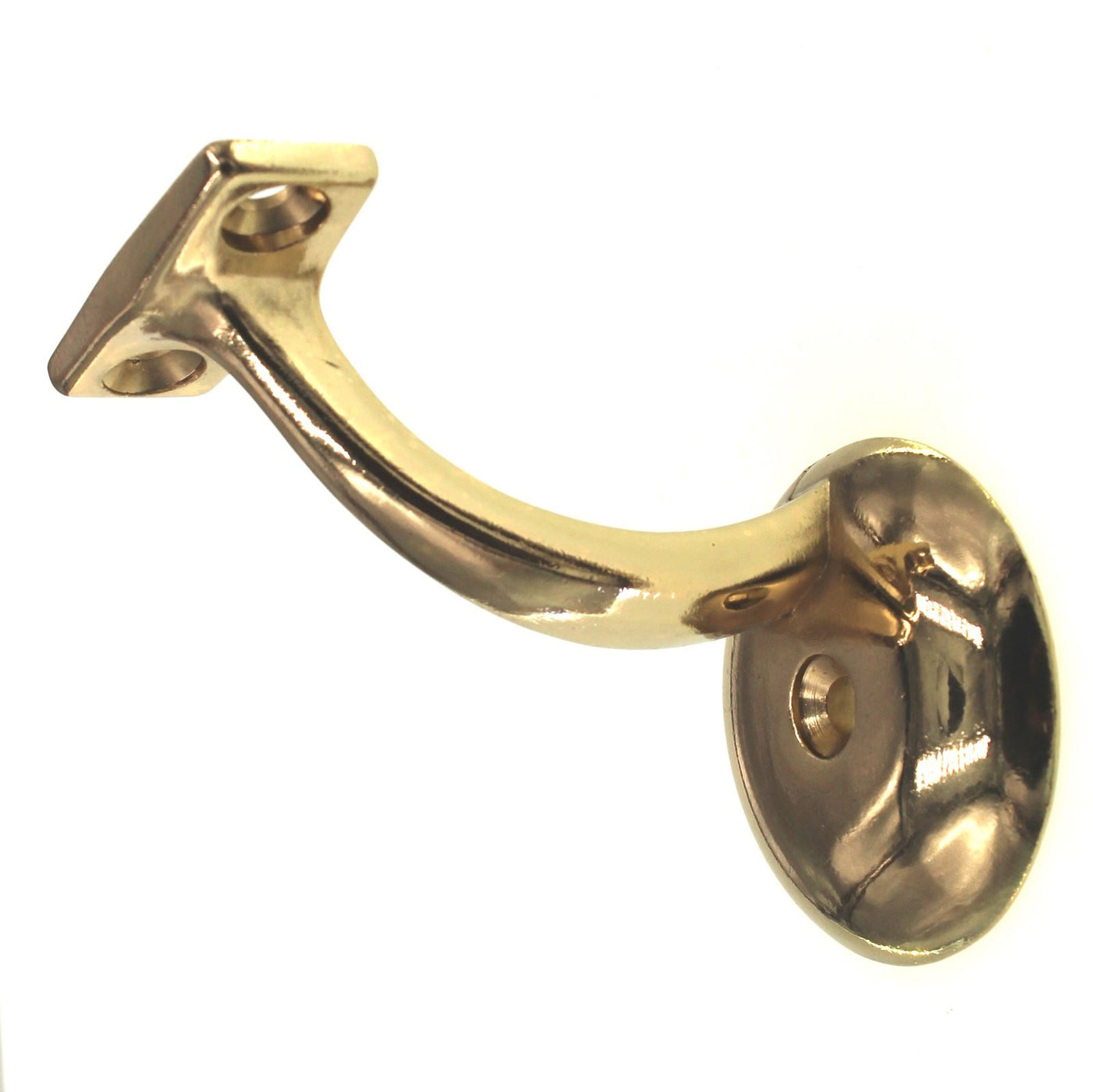 Ultra Hardware 2 3/4" Standard Duty Stair Handrail Bracket Solid Brass ...