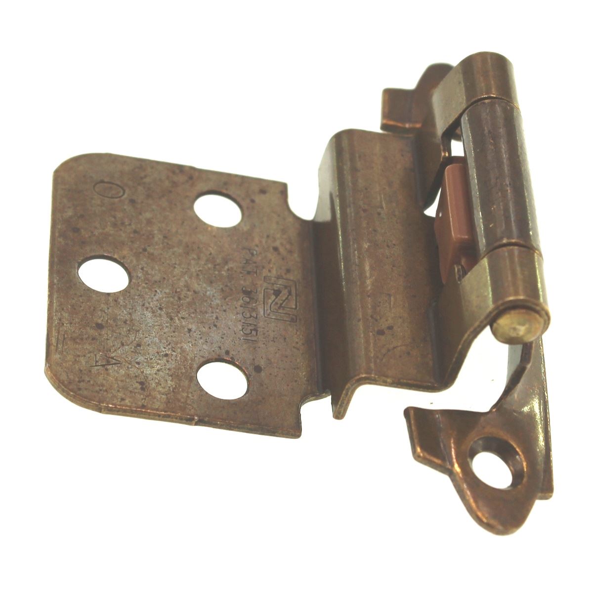Pair National Lock Yorktown Yorktown Brass 3/8" Inset Cabinet Hinges B ...