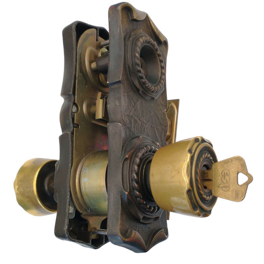 Amerock Carriage House Keyed Door Knob Entry Lock Set Antique English ...