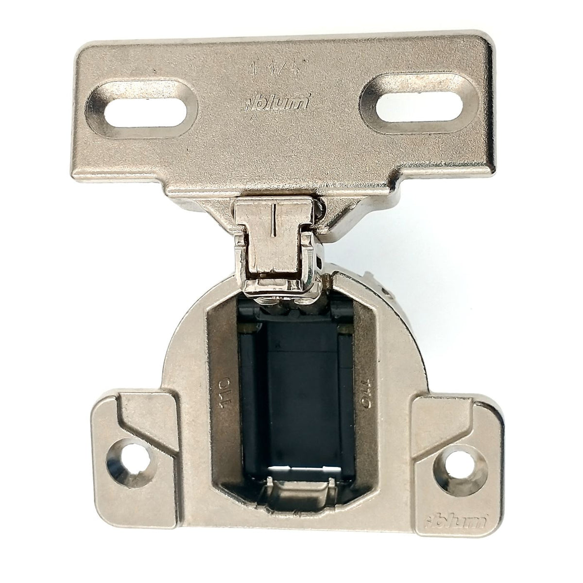 Blum B033.360NI Compact 33 Nickel Hinge 1 1/4" Overlay Plate B130.1130 ...