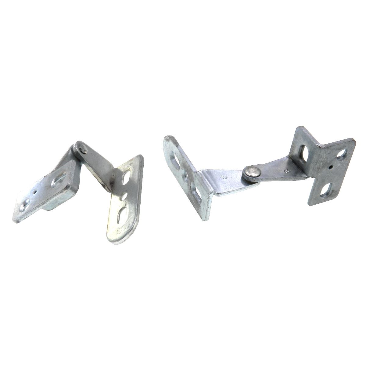 Left And Right Knife-Pivot Pin Overlay Cabinet Hinges Perma-Brite Zinc ...