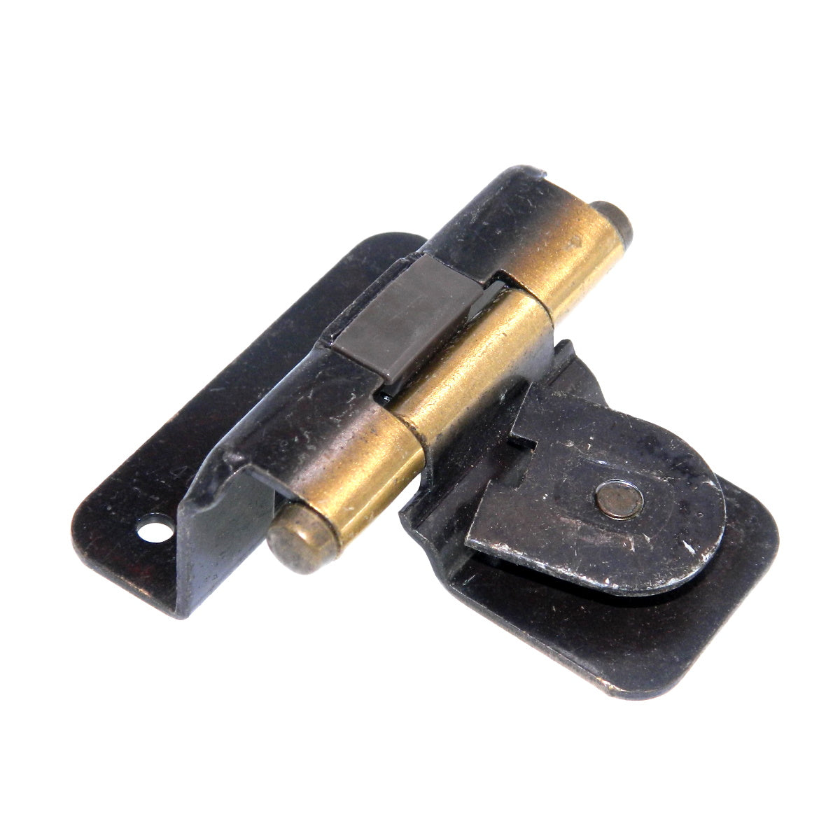 Single Demountable, Reverse Bevel Cabinet Hinge 1/4" Overlay Antique E ...