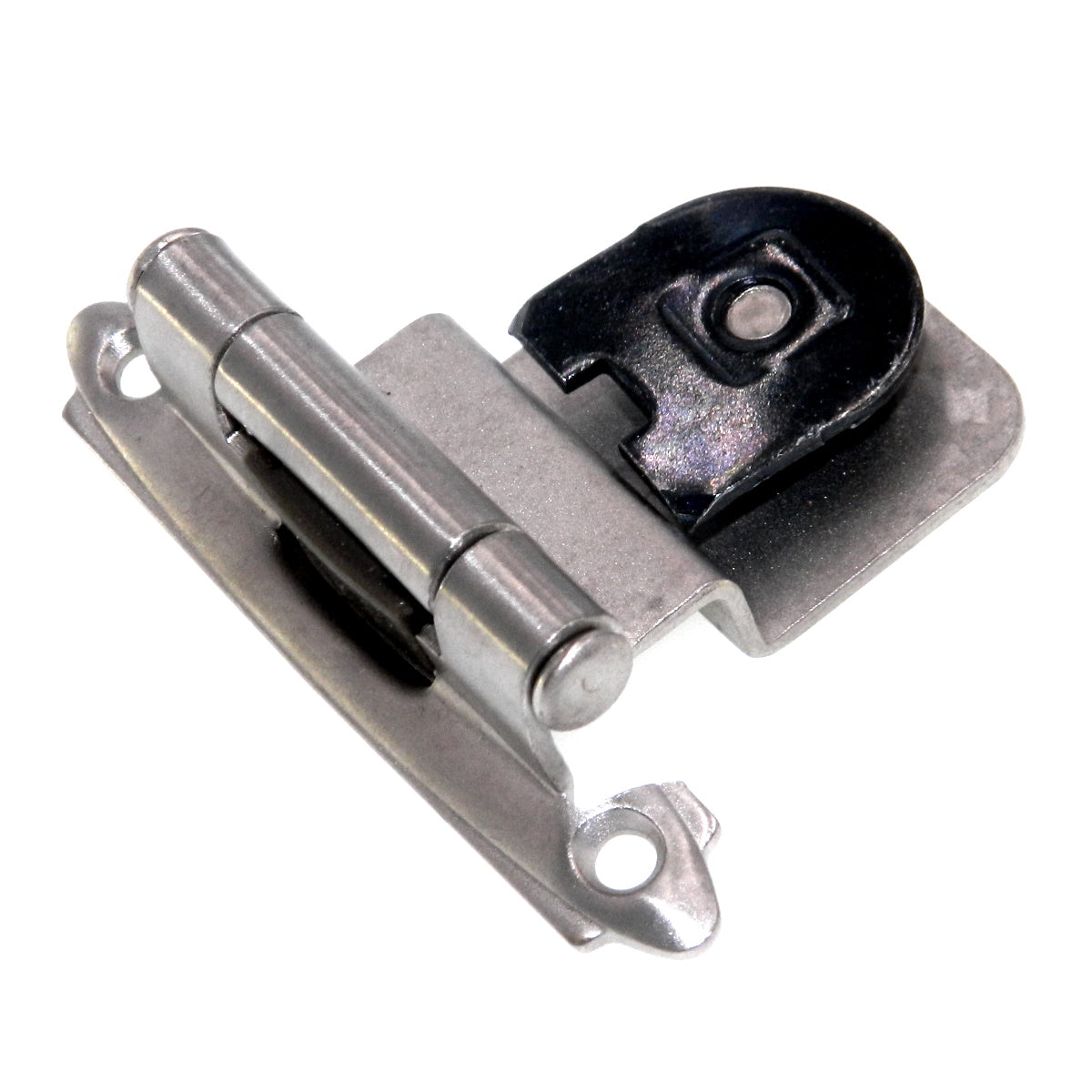 Single Demountable Cabinet Hinge 3/8" Inset Satin Nickel CM7750-G10 ...