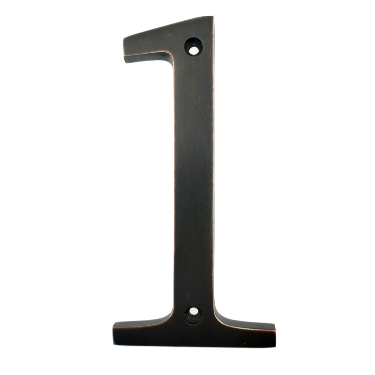 Large Bold 5" Aged Bronze Metal Flush House Address Numbers, Bold Easy ...