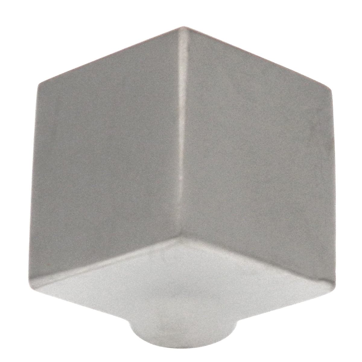 Hickory Hardware Euro Contemporary 1 1/2" Pearl Nickel Cube Cabinet Kn ...