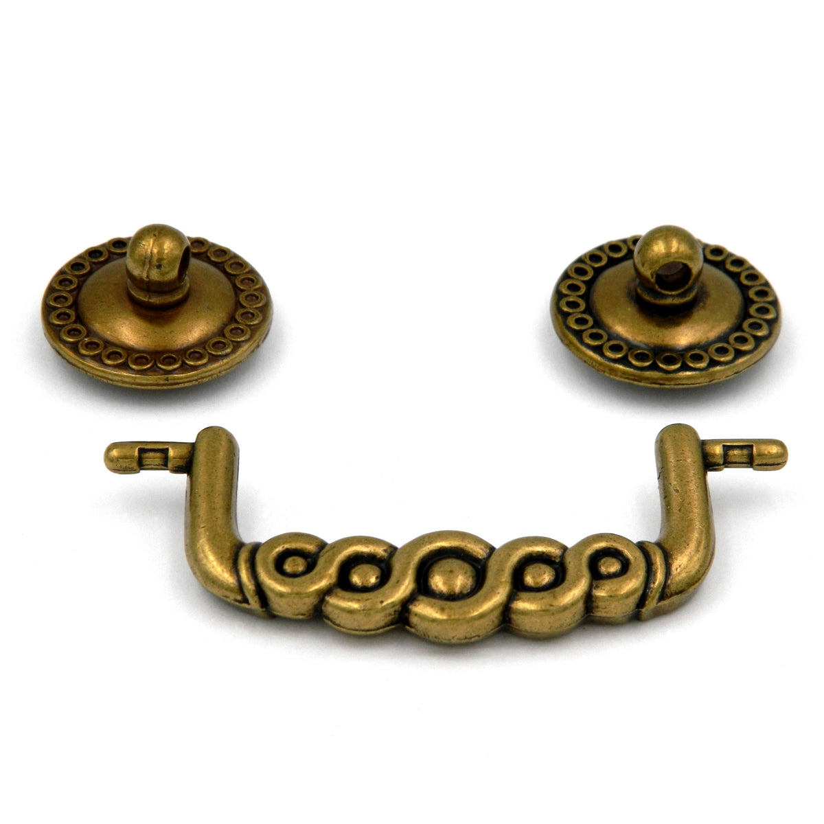 Hickory Hardware Grecian Revival Lancaster Hand Polished Brass Loops 3 ...