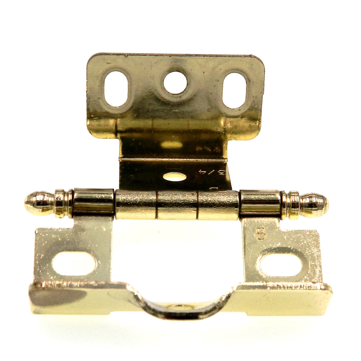 Amerock Polished Brass Full Inset Hinge 3/4" Full Wrap Ball Tip PK3175 ...