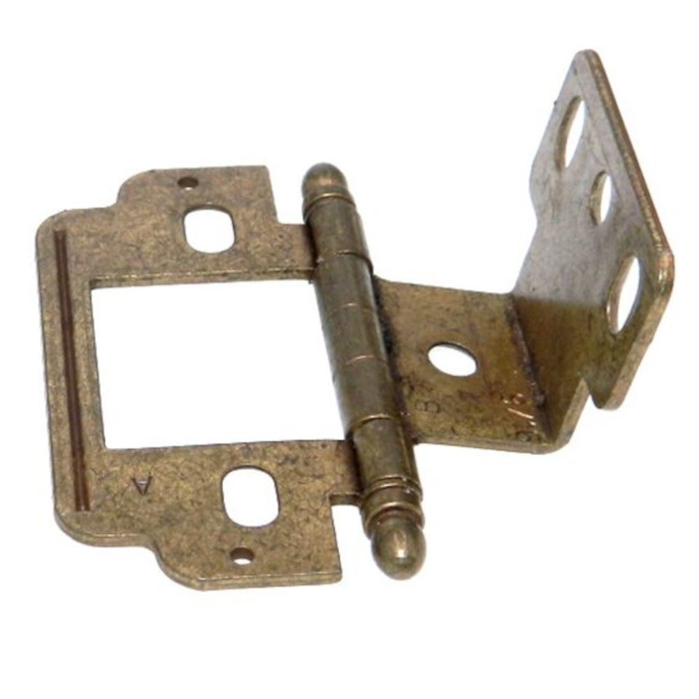 Amerock Burnished Brass Full Inset Wrap Hinge Ball Tip 9/16" Door PK31 ...