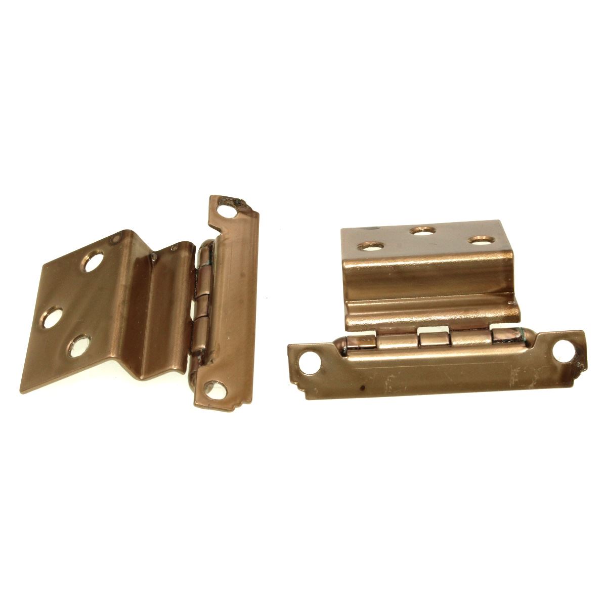 National Mfg. Dull Bronze 3/8" Inset Art Deco Face Cabinet Hinge 2 Pac ...